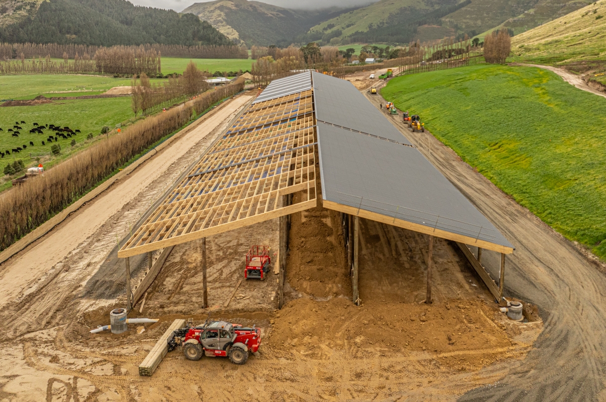 Final Stage: Willesden Farms Composting Barn Taking Shape